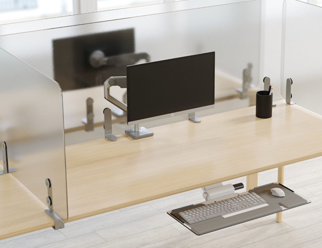 Desk Shield / Separation Panels - OFW - Office Furniture Warehouse Long ...